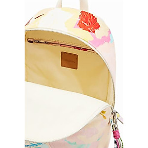 Desigual Women's Accessories Fabric Backpack Mini, White, One Size