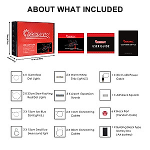 BRIKSMAX Led Lighting Kit for LEGO-75336 Inquisitor Transport Scythe - Compatible with Lego Star Wars Building Blocks Model- Not Include The Lego Set