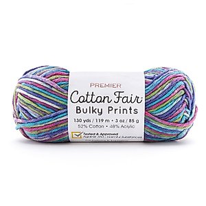 Premier Yarns Premier Cotton Fair Bulky Multi Yarn, 2082-05 Carnival