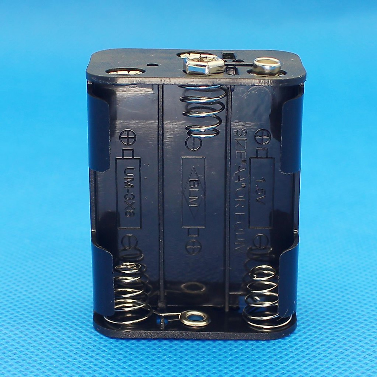 Raogoodcx 4Set 6 x AA Thicken Battery Holder and T Type Wired Battery Clip Standard Snap Connector