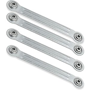 4 PK Glider Bearing Arm 9" Length, 7 1/2" Hole to Hole Rocker Repair Parts Hardware Kit Replacement (9 Inches Long)