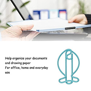 Office Clips, Fish Shape Metal Material Shaped Paper Clips for School