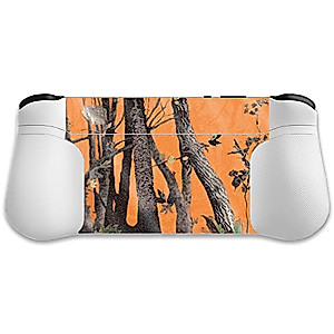 MightySkins Glossy Glitter Skin Compatible with Logitech G Cloud Gaming Handheld - Orange Camo | Protective, Durable High-Gloss Glitter Finish | Easy to Apply | Made in The USA