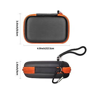 BUISAMG 510 thread charger Storage Case, Carrying Small Travel case, Organizer Pouch with Carabiner, USB C to C Cable for iPhone 15 and various USB C phone charging. Bag+Cable