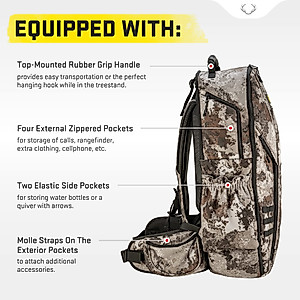 TenPoint HALO Bowpack, Veil Alpine - Easily Transport & Protect Your Crossbow - Fits Flatline 460, Havoc, Havoc XERO & Siege Models