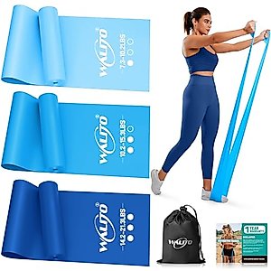 WALITO Resistance Bands for Working Out, Exercise Bands for Women and Men, Workout Bands for Physical Therapy, Stretch, Recovery, Pilates, Rehab, Strength Training and Home Gym