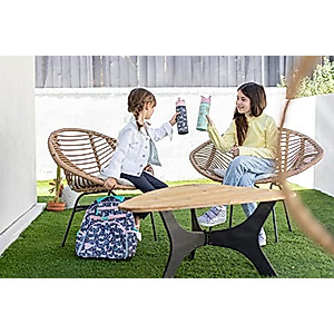 Simple Modern Disney Lady and the Tramp Kids Water Bottle with Straw Lid | Reusable Insulated Stainless Steel Cup for Girls, School | Summit Collection | 18oz, Lady and the Tramp