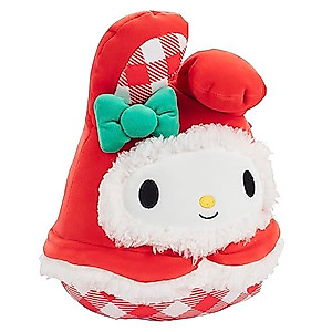 Squishmallows 8-Inch My Melody - Official Jazwares Plush - Collectible Soft & Squishy Hello Kitty Stuffed Animal Toy - Add to Your Squad - Gift for Kids, Girls & Boys