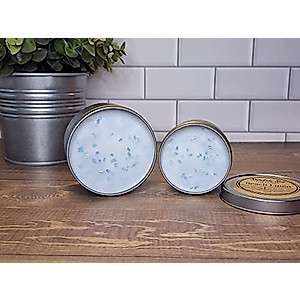 Sandra Sue Creations | Wickless Candle | All Natural | Highly Fragrant | 4oz and 8oz (White Tea & Sage, 4 oz)