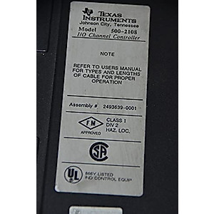 Texas Instruments 500-2108 I/O CHANNEL CONTROLLER ASSY NO 2493639-0001