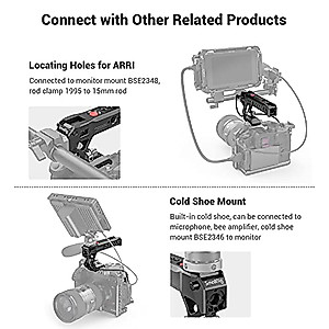SmallRig NATO Top Handle with Record Start/Stop Remote Trigger for Sony/for Panasonic/for FUJIFILM/for Z CAM Cameras - 3322