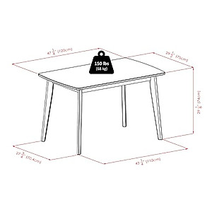 Winsome Wood Shaye Dining set, Walnut