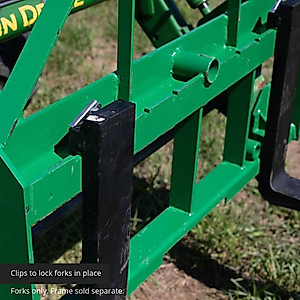 Titan Attachments 60" Pallet Fork Blades, 4,000 LB Load Capacity, Class II Forklift Blades