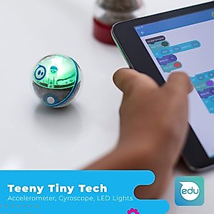 Sphero Mini Activity Kit - App-Enabled Coding Robot - 55 Piece Construction Set & Activity Cards - STEM Educational Toy for Kids - Bluetooth Connectivity - Interactive & Fun Learning for Ages 8+