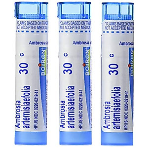 Boiron Ambrosia Ragweed Allergy Relief 30C Bonus Pack, 80 Count (Pack of 1)