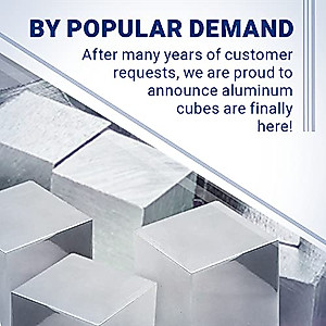 Aluminum Element Cube- Engraved - 1"