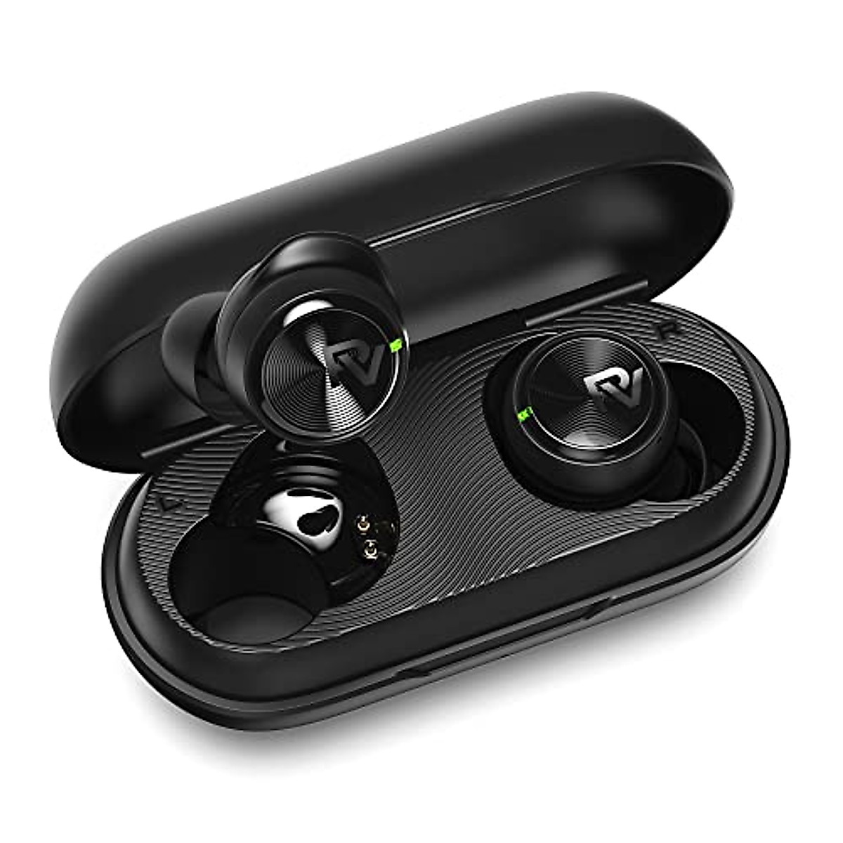 PALOVUE Wireless Earbuds, in-Ear Earphones with Bluetooth 5.3, Built-in Mic Headphones, Deep Bass Stereo, with Lightweight Compact Charging Case for Sport/Work Compatible with iPhone and Android