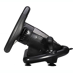 JISMCEKU Gaming Steewheel Game Accessory Automobile Race Vibration Computer Game Steewheel