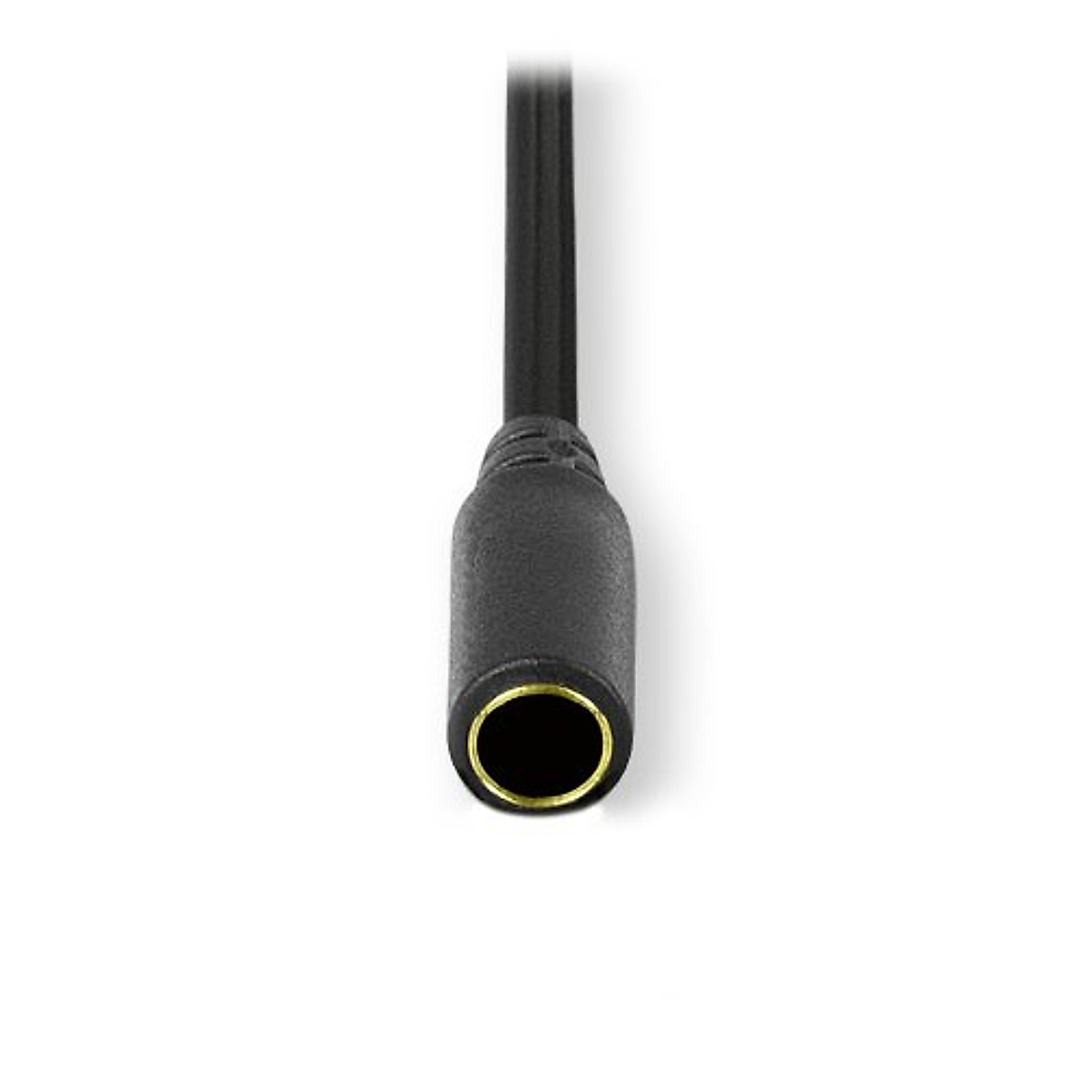 ReTrak Retractable Headphone Splitter, Black (ETCABLESPLBLK)