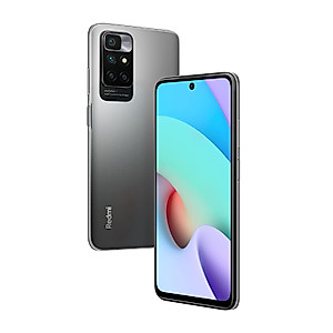 Xiaomi Redmi 10 4G LTE (for Tmobile Mint tello & Global) Unlocked 6.5" 50MP Quad Cam (Carbon Gray, 128GB + 4GB)