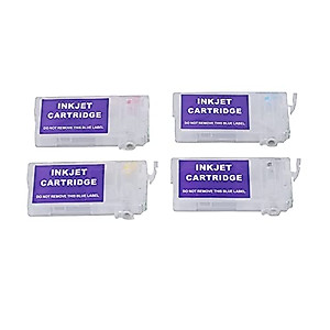 FTVOGUE Ink Cartridge PP BK C M Y 4 Colors Printing Accessory Part (ICBK84/ICC84/ICM84/ICY84)