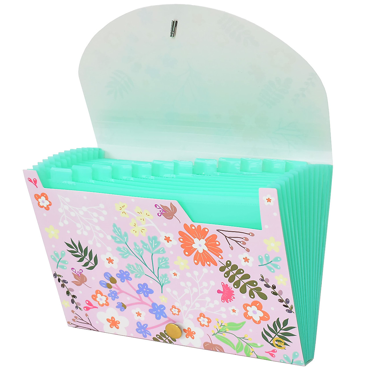 CNK File Folders Organizer with 13 Pockets Accordion Expanding Folder For Documents Receipt Document Paper Pocket Filing Products Accordian Important expandable holder files alphabetical Labels Letter