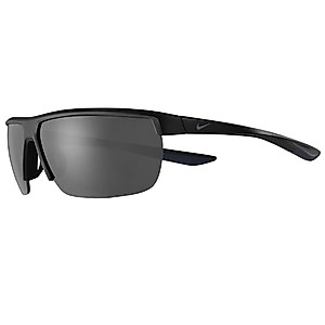 Nike Golf Tempest S Rectangular Sunglasses, Matte Black, OneSize