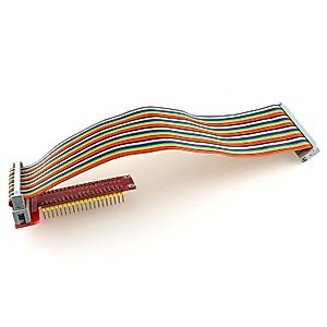 DGZZI RPi GPIO Breakout Expansion Board+ 21cm 40Pin GPIO Flat Ribbon Cable for Raspberry Pi 4B/3B/3B+/2B/1B+