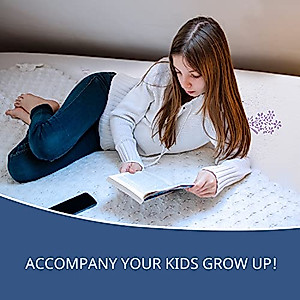 FONTOI Twin Size Mattress in a Box, 6 inch Mattresses Made in USA with Knit Cover for Kids Bed Single Size Daybed Individual Bunk, Cooling Gel Green Tea Memory Foam, Medium Firm