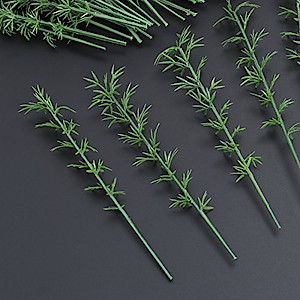 NUOLUX 100pcs Model Bamboo Trees 1:75 12cm Plastic Bamboo Trees Model Train Scenery Landscape Scale