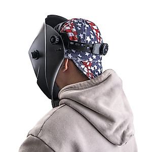 YESWELDER Black Reversible Welding Cap,Durable,Protective Welders Cap with Elastic