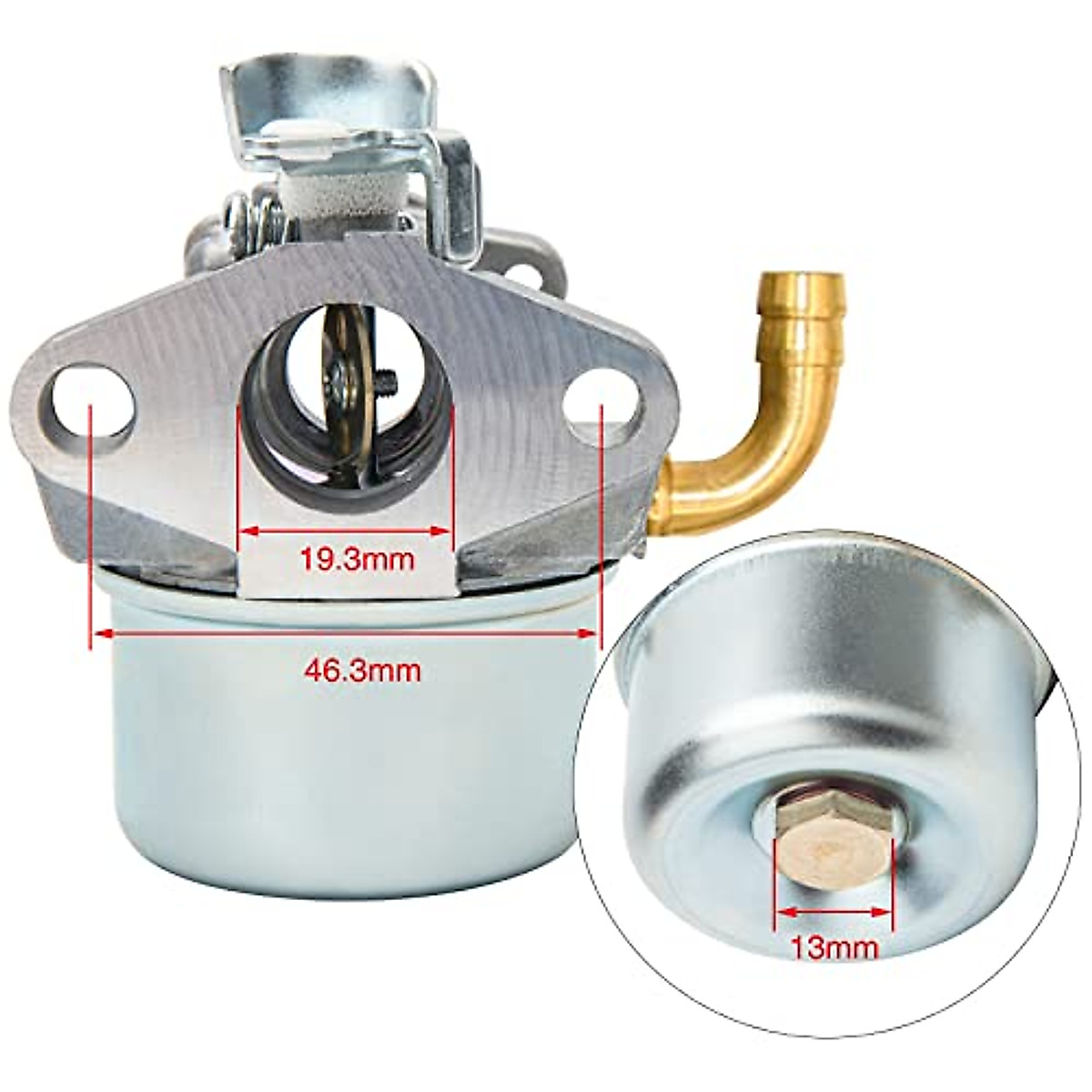 798653 Carburetor for Briggs & Stratton 791077 696981 698860 698474 791991 694174 591299 Craftsman Carb