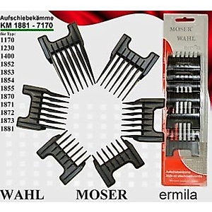 Moser Attachment Combs FOR-1888-1884-1871-1854-1872-1873-1661-1660-1230 (3mm-25mm Pack)