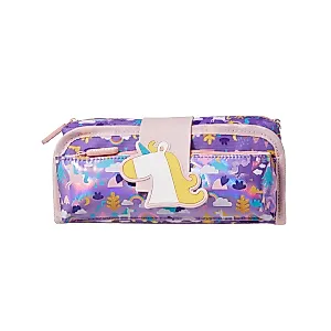 NPNGMYR Cute Pencil Case, Large Capacity Pen and Pencil Stationery Organizer Bag, Multi-Slot Pencil Pouch for Girls and Teens, Girls Pencil Case for School Office