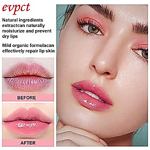 evpct 3Pcs Aloe Vera Strawberry Black Red Cherry Lip Balm Color Changing Lipstick Set PH Mood Magic Lipstick Long Lasting waterproof 24 hour labiales magicos pintalabios permanente 24 horas originales