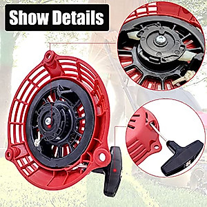 GCV160 Pull Start Recoil Starter Compatible with Honda GCV135 GCV160 EN2000 HRU19 GC135 GC160 Parts