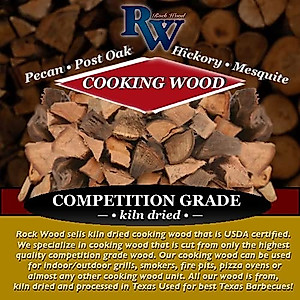 Rock Wood Cooking Wood Logs - (25-30 lbs.) - USDA Certified Kiln Dried (Mesquite)