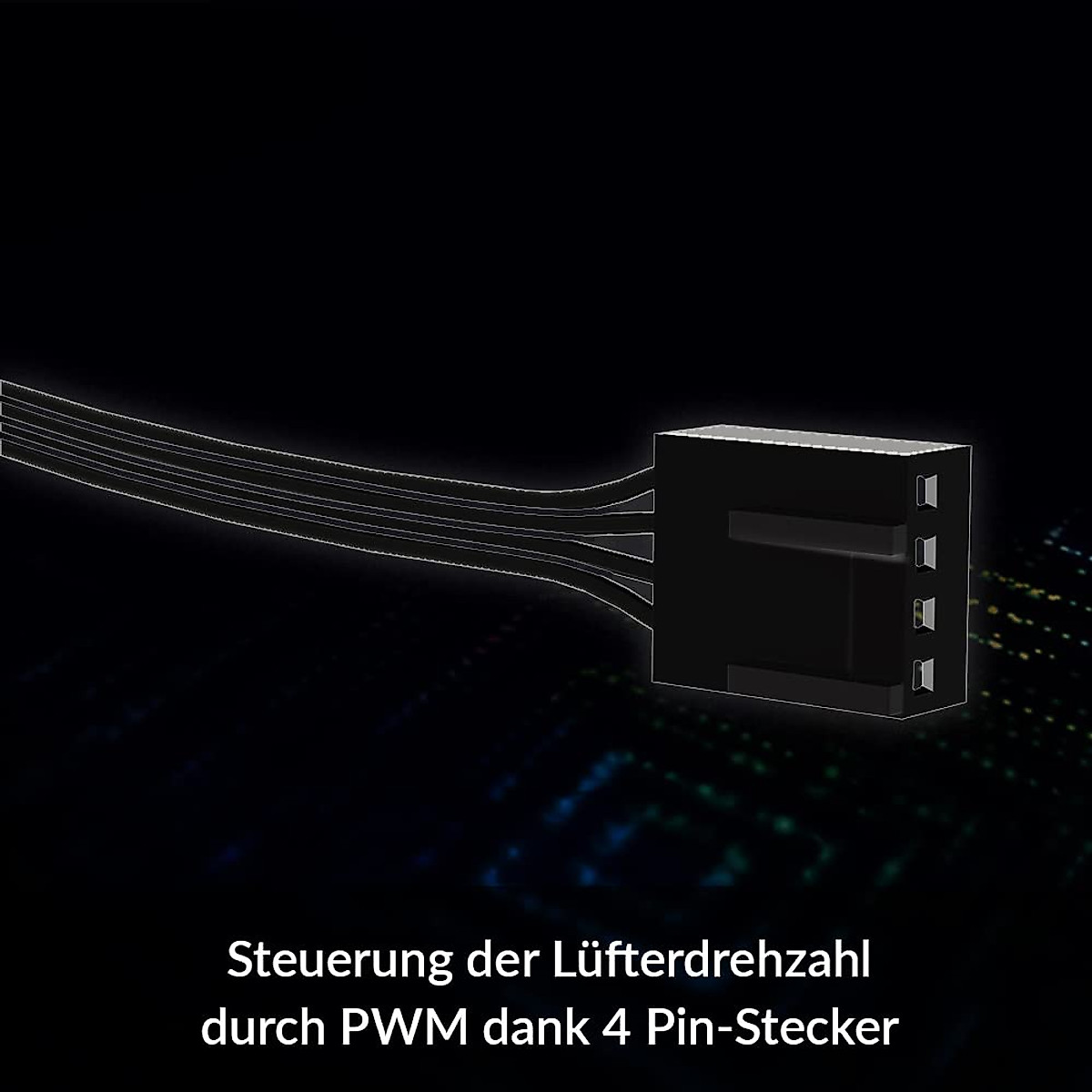 ARCTIC BioniX P120 A-RGB - PC Fan, 120mm Case Fan, Pressure-Optimised Fan with A-RGB, PWM, Cooler, Fluid Dynamic Bearing, 400-2300 RPM - Black