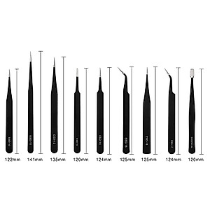 Headband Magnifier with LED Light for Jewelry Clock Electronics Repair Magnifying Glass Loupe with Precision Tweezers and 8 Interchangeable Lens: 2.5X/ 4X/ 6X/ 8X/ 10x/ 15x/ 20x/ 25x