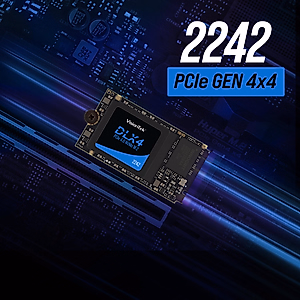 VisionTek 2242 DLX4 M.2 SSD - 1TB - PCIe Gen 4.0 x4 NVMe - 5200MB/s Read, 4775MB/s Write – Laptops, Handheld Gaming PCs, NUC