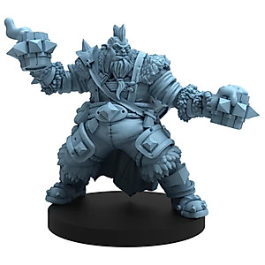 Steamforged Games Epic Encounters: Hall of The Orc King - RPG Fantasy Roleplaying Tabletop Game with 20 Orc Miniatures, Double-Sided Game Mat, & Game Master Adventure Book with Monster Stats