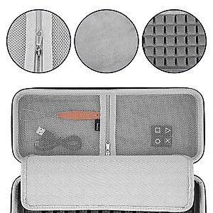 Geekria 60% Compact Keyboard Case, Hard Shell Travel Carrying Bag for 61 Keys Computer Mechanical Keyboard, Compatible with Logitech G PRO X 60, Razer Huntsman Mini 60%, RK Royal KLUDGE RK61