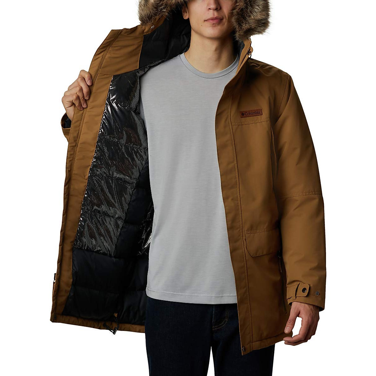 Columbia Men's South Canyon Long Down Parka, Waterproof & Breathable