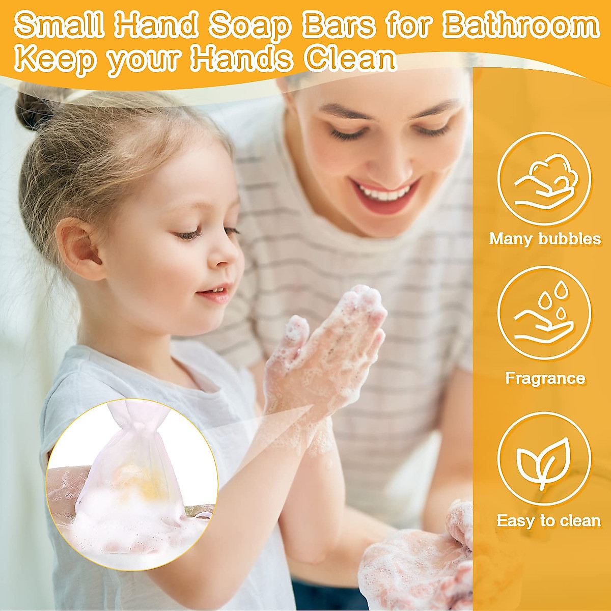 Buryeah 48 Set Bee Baby Shower Party Favors Including Honeycomb Soap with White Gift Bags and Thank Cards Gender Reveal Favors for Guest Girl Boys Birthday Honey Keepsake Decorations(Transparent Style)