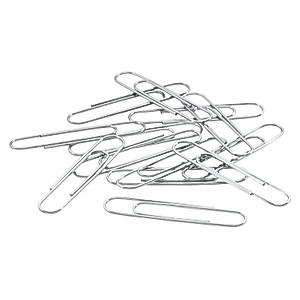 ACCO Paper Clips, Jumbo, Smooth, Economy, 10 Boxes, 100/Box (72580),Silver
