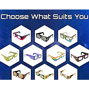 Solar Eclipse Glasses (5 pack) ISO 12312-2 Compliant, AAS Recognized - USA