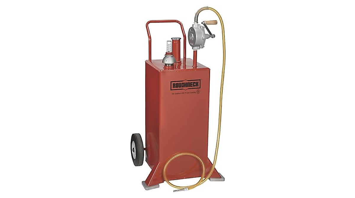 Roughneck 30-Gallon Steel Gas Caddy for Safe Fuel Storage