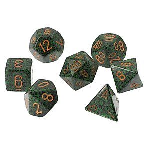 Chessex Speckled® Polyhedral Golden Recon™ 7-Die Set