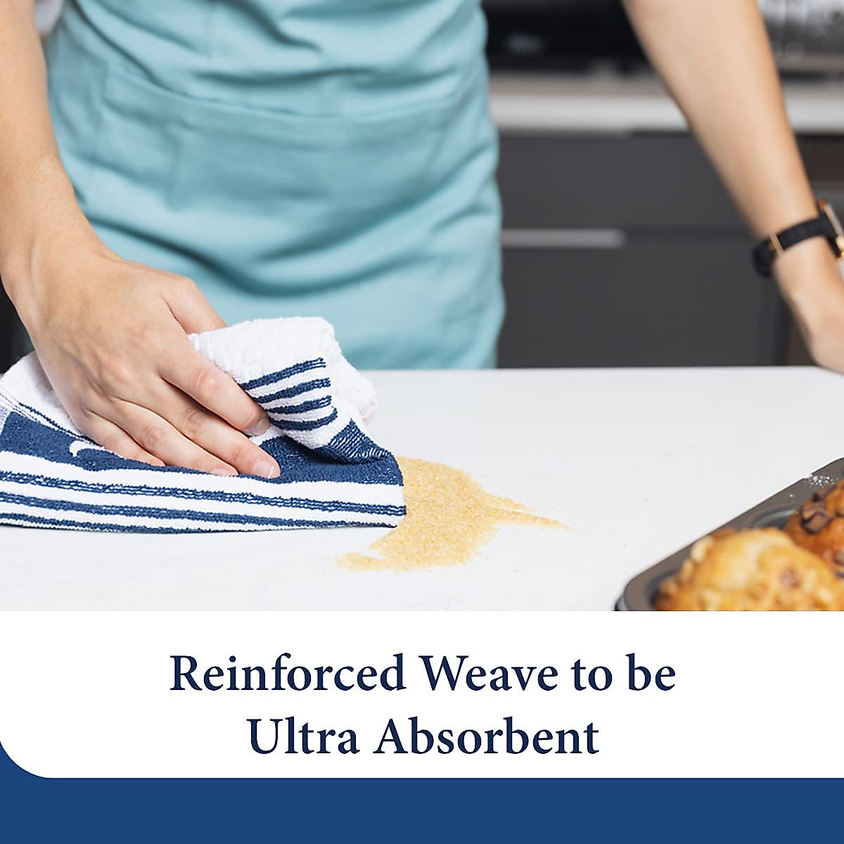 Cosy House Collection 2-Pack Pattern Decorative Kitchen Towel Set - 100% Cotton Dish Cloths for Washing & Drying - 15" x 25" Soft & Absorbent Tea Towels - (Checkerboard, Burgundy)