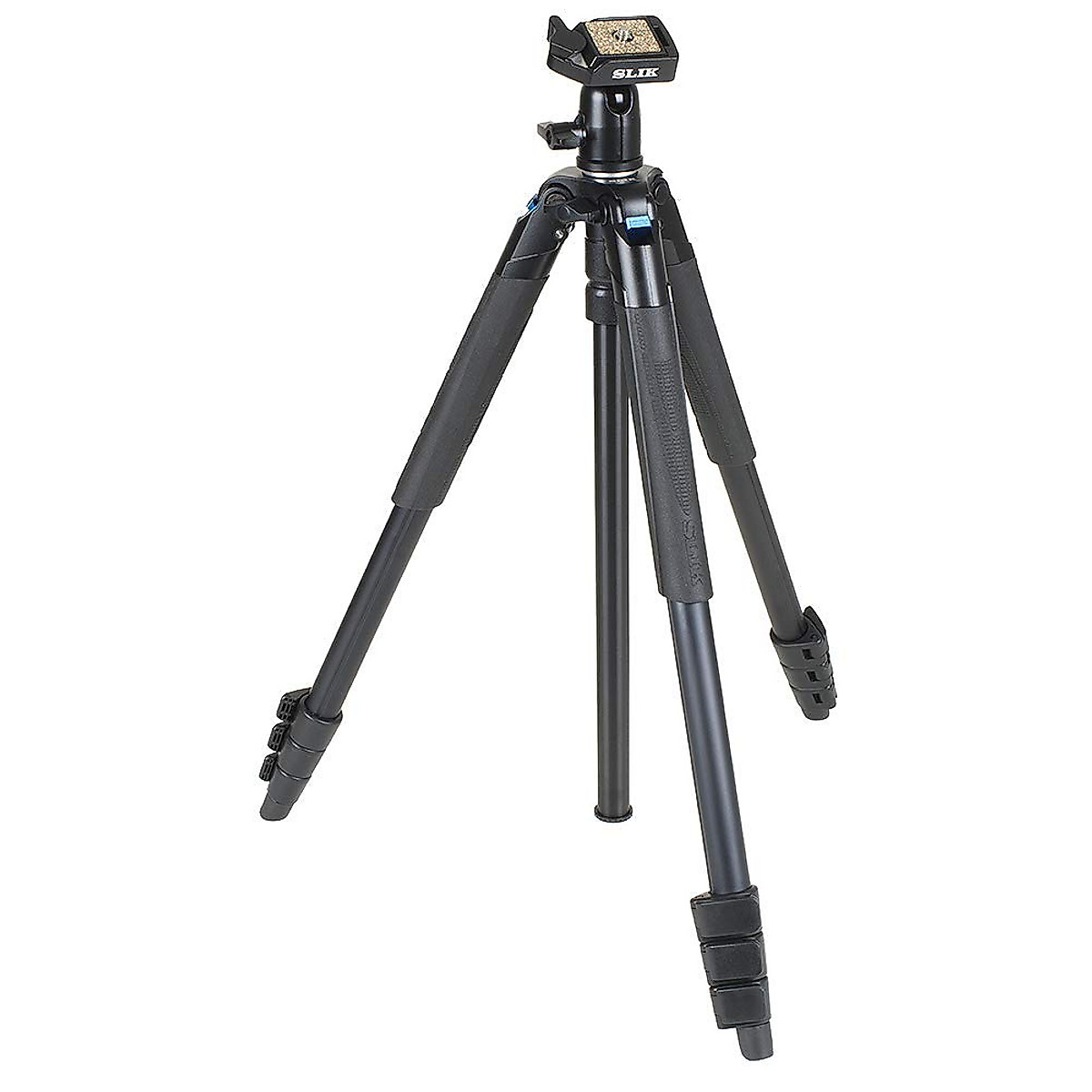 SLIK Sprint PRO III Travel Tripod w/SBH-100 Ball Head for Mirrorless/DSLR Sony Nikon Canon Fuji Cameras and More - Black (611-889)